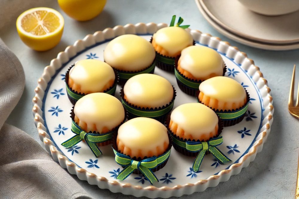 Lemon Blossom Mini Cakes - Joanas World Recipes