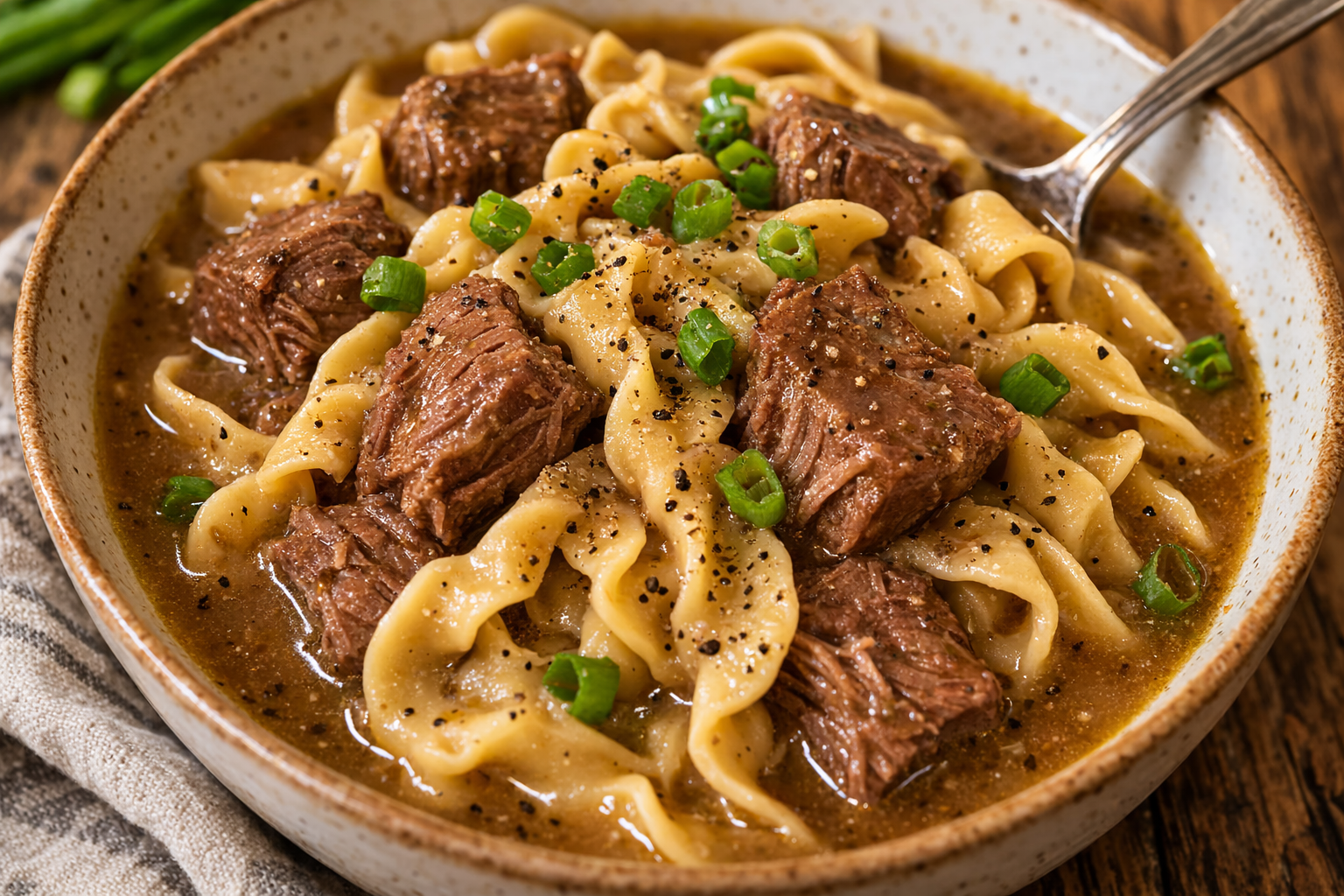 Amish Beef and Noodles - Joanas World Recipes