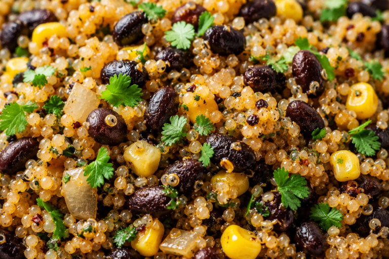 Quinoa and Black Beans - Joanas World Recipes