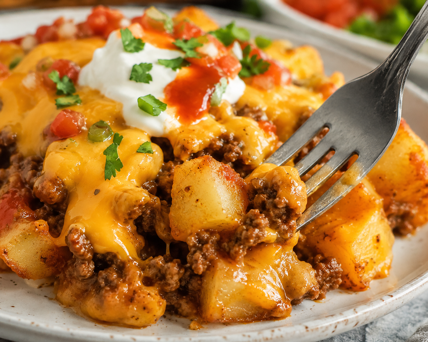 Taco Bell Cheesy Potato Casserole - Joanas World Recipes